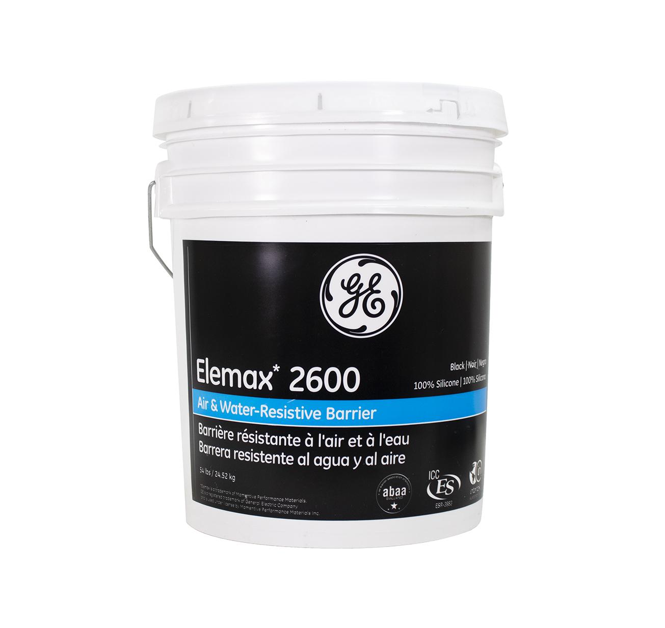 GE Elemax 2600 AWB Silicone Air and Water-Resistive Barrier 5 Gallon ...