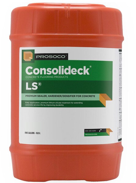 Prosoco Consolideck LS Premium Hardener, Sealer, and Densifier per 5 ...