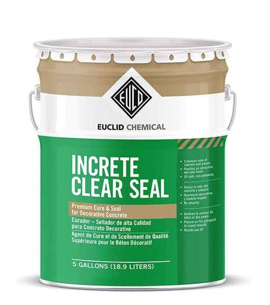 Euclid Increte Clear Seal WB 5 Gallon Unit - Clear | Sunshine Supply
