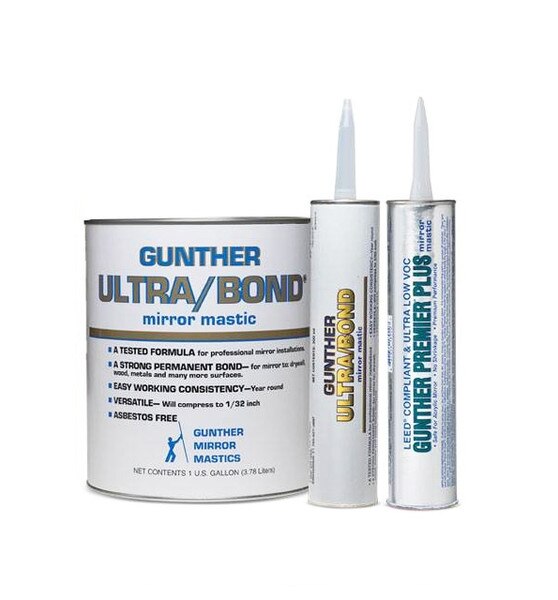 Gunther UltraBond Mirror Mastc per 10 Oz Std Cart | Sunshine Supply Co ...
