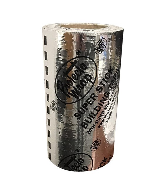 Protecto Wrap Super Stick Building Tape 12" x 75' Roll | Sunshine Supply