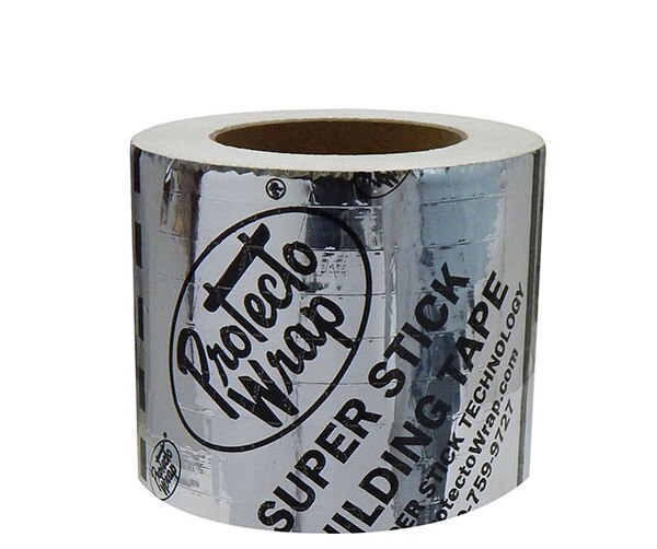 Protecto Wrap Super Stick Building Tape 4" x 75' Roll | Sunshine Supply