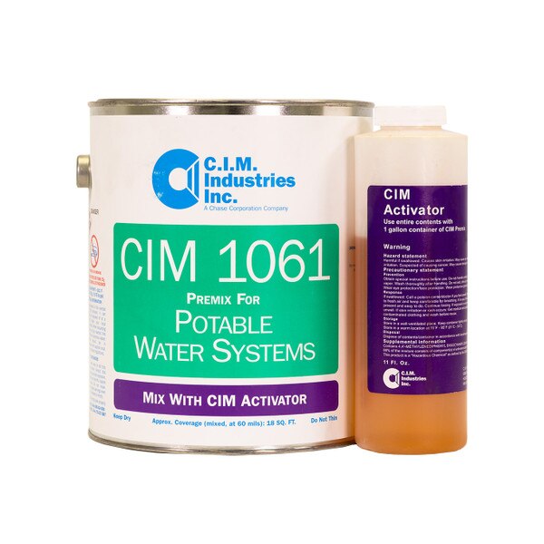 CIM 1061 Potable Water Membrane With Activator per 1 Gallon Unit ...