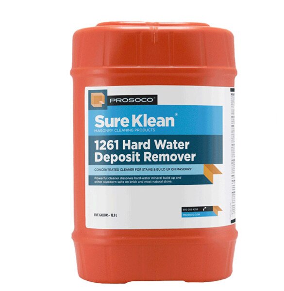 Prosoco Sure Klean 1261 Hard Water Deposit Remover per 5 Gallon Pail ...