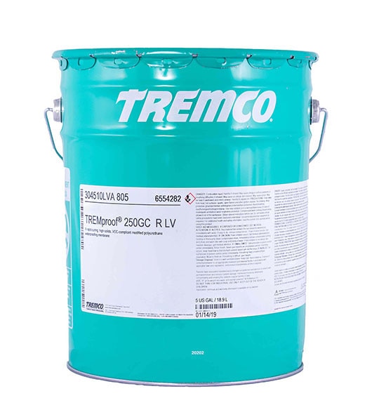 Tremco TREMproof 250GC Roller Grade Polyurethane Waterproofing Membrane ...