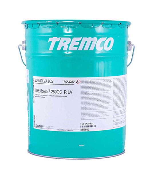 Tremco TREMproof 250GC Roller Grade Polyurethane Waterproofing Membrane ...