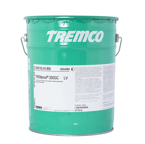 Tremco TREMproof 250GC SL Self-Leveling Polyurethane Waterproofing ...