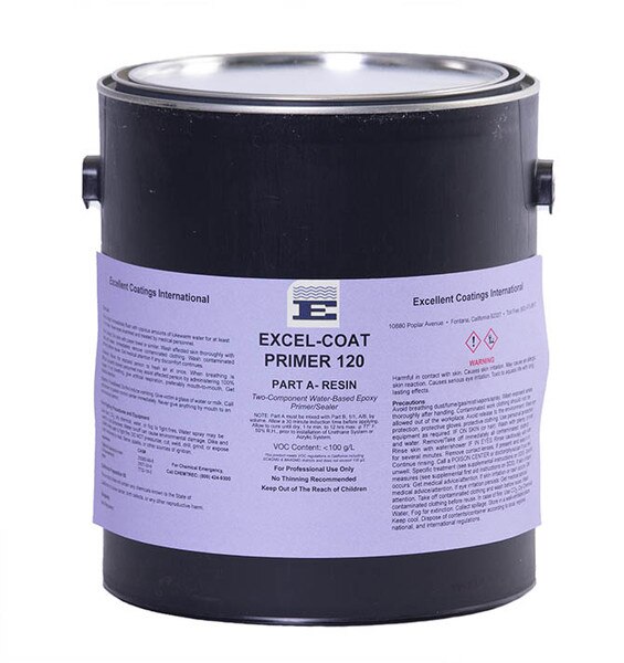 Excel-Coat Primer 120 (A Component Only) 1/2 Gallon Unit | Sunshine Supply