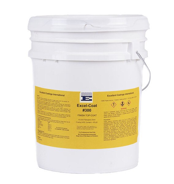 Excel-Coat 300 Top Coat 5 Gallon Unit | Sunshine Supply