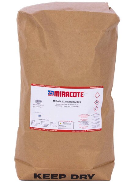 Miracote Miraflex Membrane C Powder per 43 Pound Bag - Gray | Sunshine ...